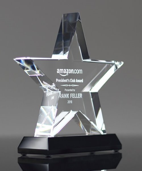 Signature Crystal Star Award - Large Size | Edco Awards