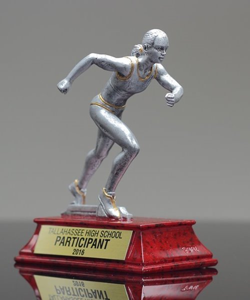 Elite Track Star Resin Trophy - Female | Edco Awards