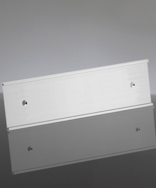 Door Plate with Slide-In Silver Frame | Edco Awards