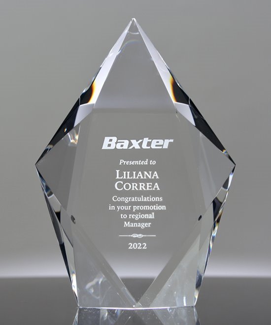 Multi-Faceted Prism Diamond Crystal Award | Edco Awards