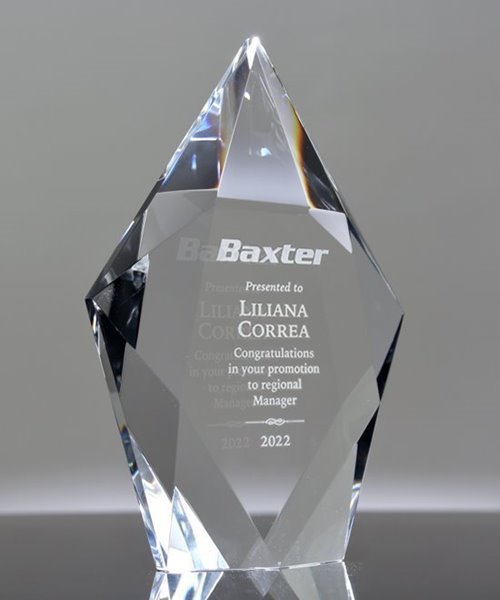 Multi-Faceted Prism Diamond Crystal Award | Edco Awards