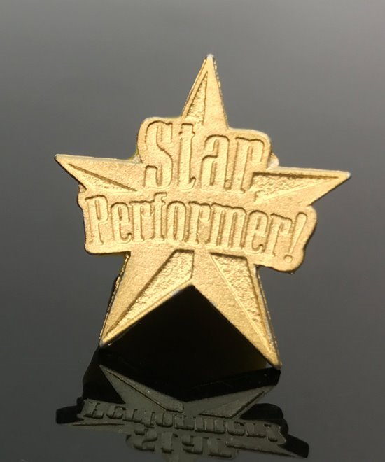 Star Performer Lapel Pin | Gold Star Lapel Pin | Edco Awards