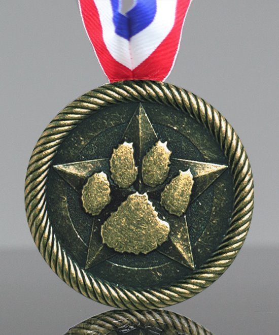 Value Paw Print Award Medals | Edco Awards