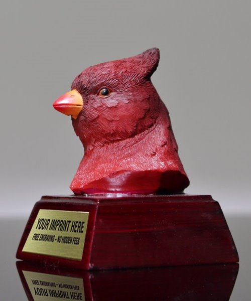 Cardinal Mascot Trophy | Edco Awards