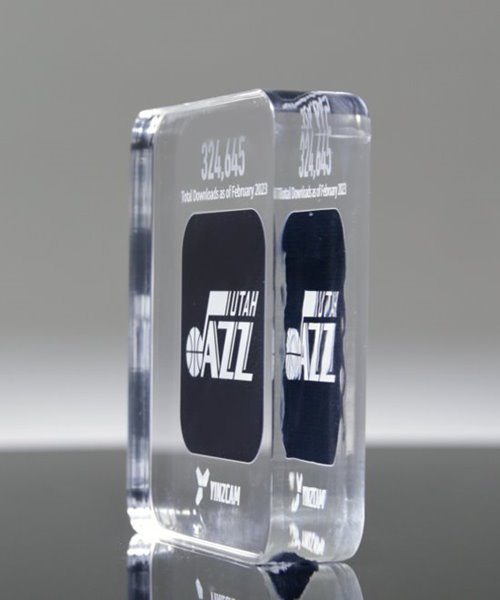 Round Edge Acrylic Square Award | Edco Awards