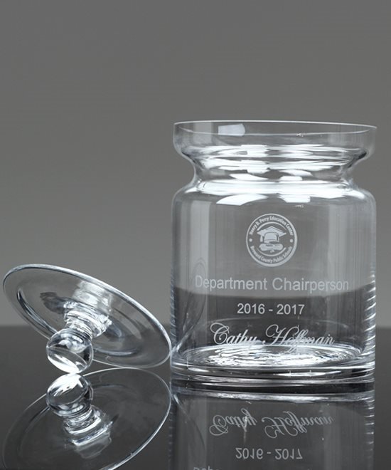 Crystal Cookie Jar - Large Size | Edco Awards