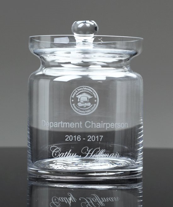 Crystal Cookie Jar - Large Size | Edco Awards