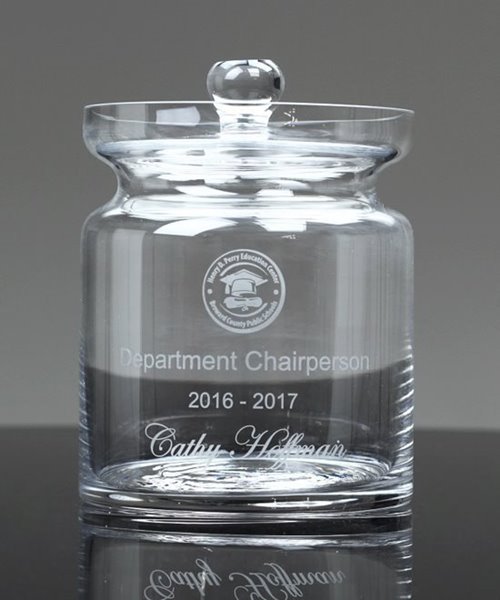 Crystal Cookie Jar - Large Size | Edco Awards