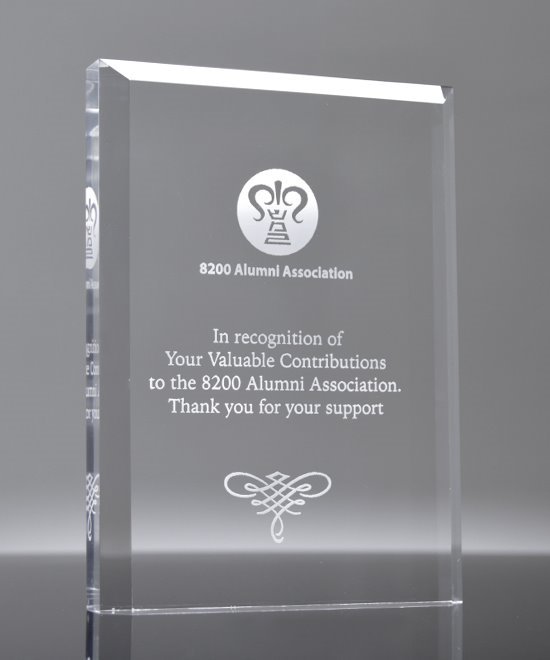 Beveled Rectangle Acrylic Award | Edco Awards