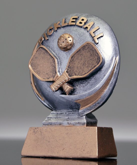 Pickleball Motion-X Resin Trophy | MX538 | Edco Awards