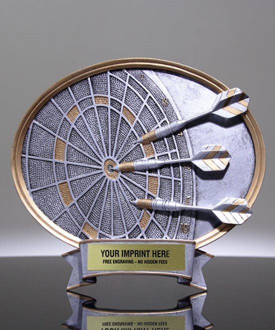 Darts Silverstone Oval Plaque