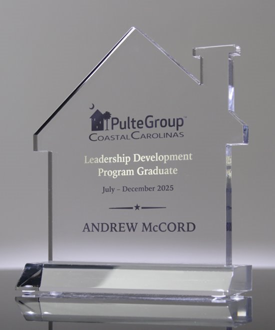 Acrylic House Award - Full Color Printed | Edco Awards