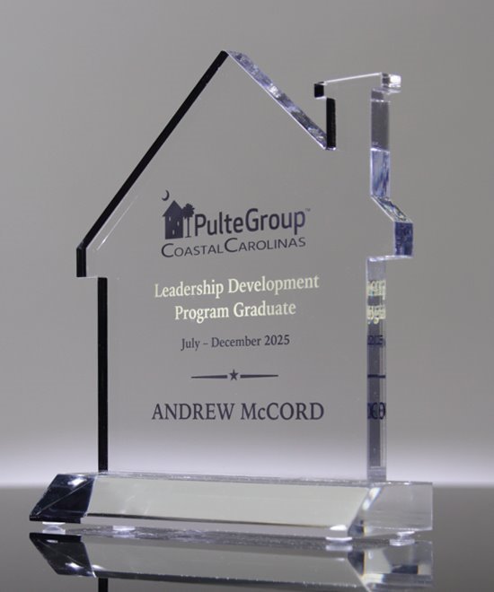 Acrylic House Award - Full Color Printed | Edco Awards