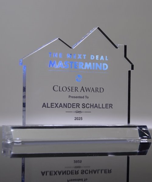 Multi-House Realtor Acrylic Award - Full Color Printed | Edco Awards