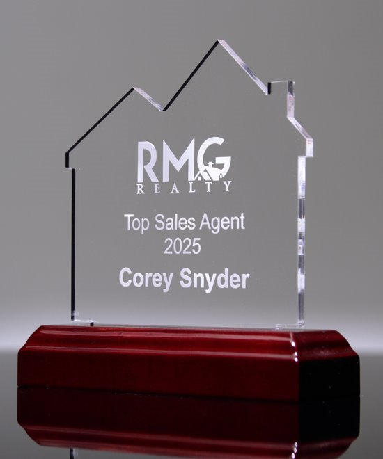 Top Sales Realtor Acrylic Award | Edco Awards