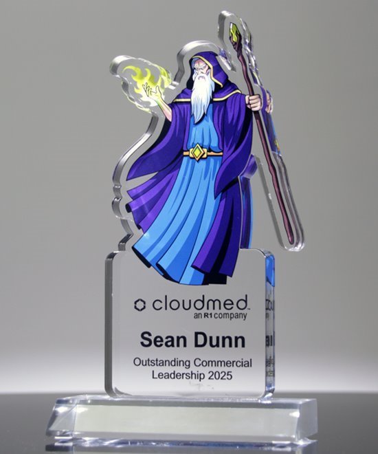 Acrylic Wizard Trophy | edco.com | Edco Awards