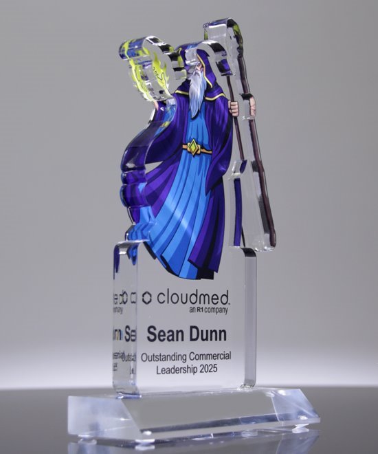 Acrylic Wizard Trophy | edco.com | Edco Awards