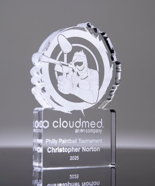 Acrylic Paintball Paperweight Award | edco.com | Edco Awards