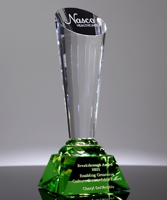 Emerald Green Crystal Spotlight Award | Edco Awards