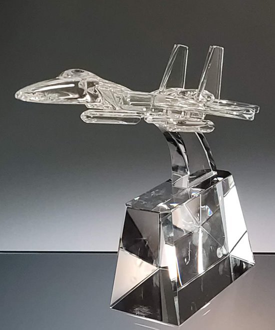 Crystal Jet Trophy | Top Gun Jet Award | Edco Awards