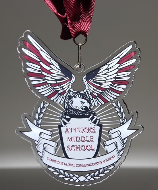Custom Shape Acrylic Medal Awards | Edco Awards