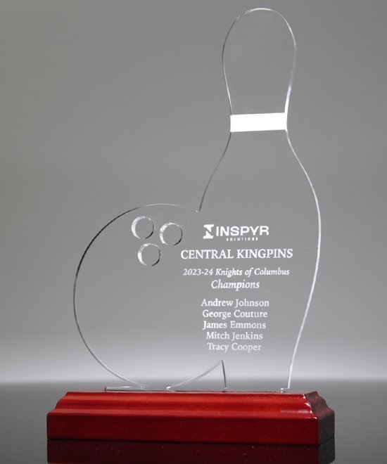 Acrylic Bowling Trophy | Edco Awards