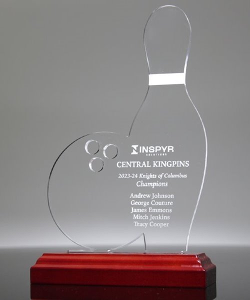 Acrylic Bowling Trophy | Edco Awards