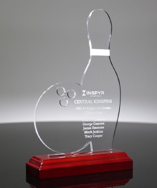 Acrylic Bowling Trophy | Edco Awards