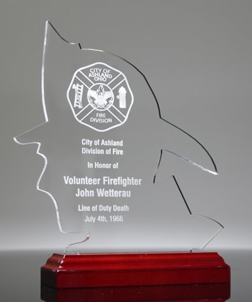 Firefighter Silhouette Trophy | Edco Awards