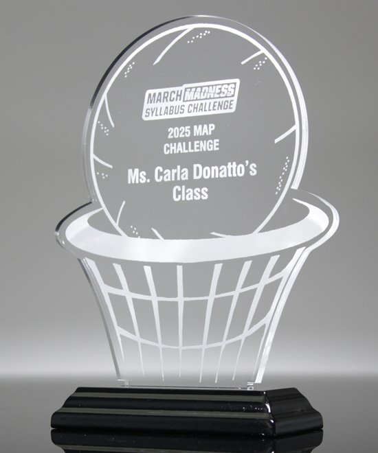 Acrylic Basketball Trophy | Edco Awards