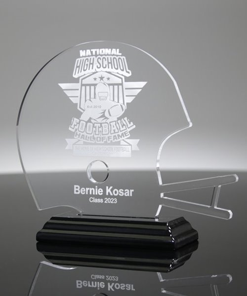 Acrylic Football Helmet Trophy | Edco Awards