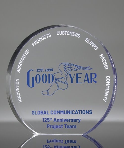 Acrylic Round Paperweight Award | Edco Awards