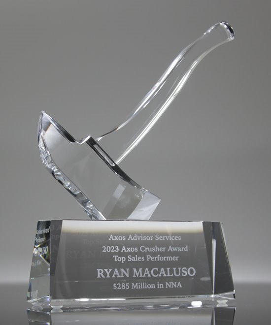 Crystal Axe Trophy | Firefighter Axe Award | Edco Awards