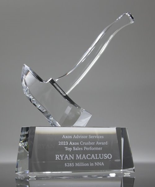 Crystal Axe Trophy | Firefighter Axe Award | Edco Awards