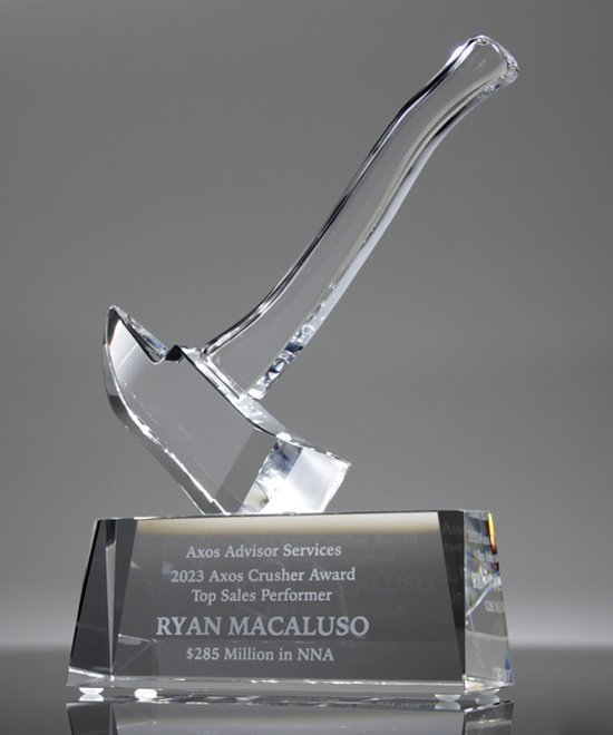 Crystal Axe Trophy | Firefighter Axe Award | Edco Awards
