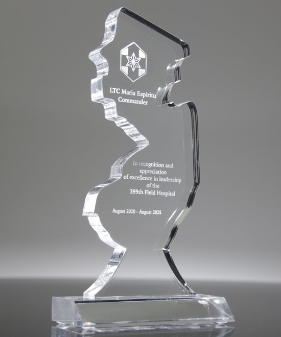 State of New Jersey Acrylic Award | Edco Awards