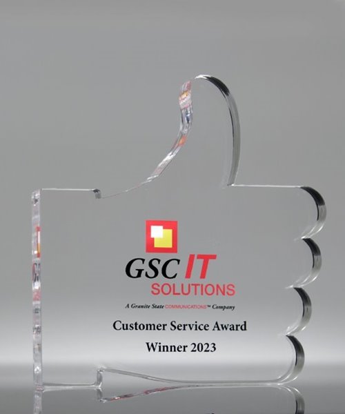 Customer Service Thumbs Up Trophy | Edco Awards