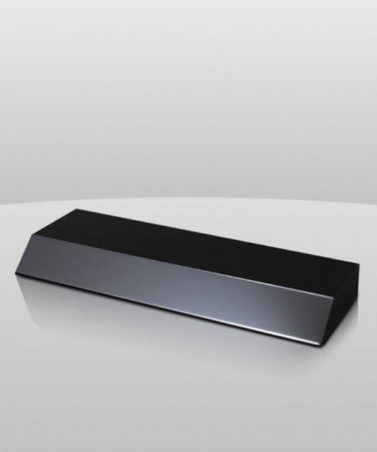 Black Acrylic Base with Wide Slant Bevel | Edco Awards