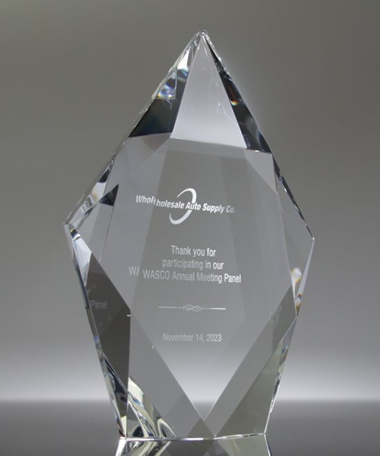Multi-Faceted Prism Diamond Crystal Award | Edco Awards