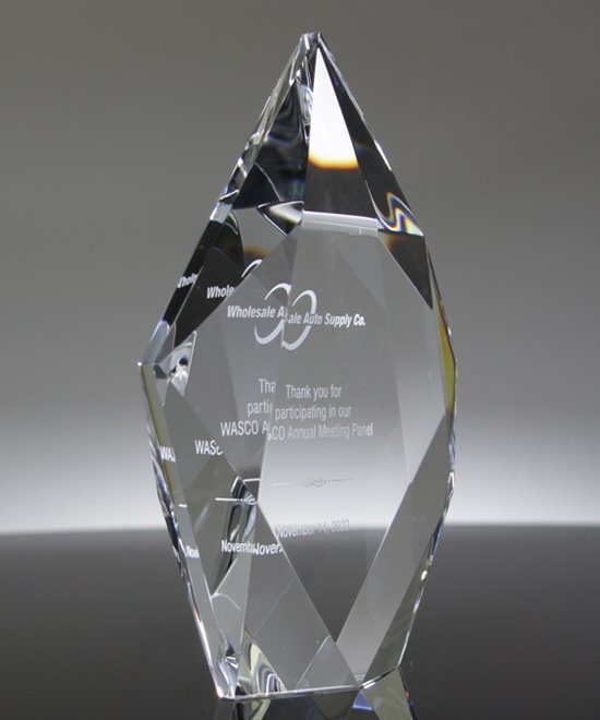 Multi-Faceted Prism Diamond Crystal Award | Edco Awards