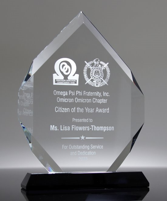 Royal Diamond Crystal Plaque | Edco Awards
