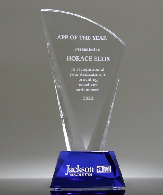 Blue Crystal Flare Award | Edco Awards