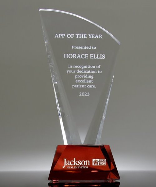 Red Crystal Flare Award | Edco Awards