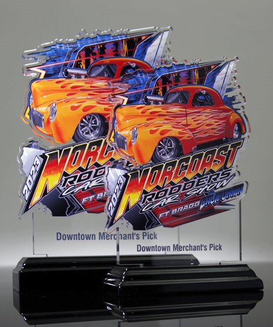 Car Show Custom Acrylic Trophy | Car Show Awards | Edco Awards