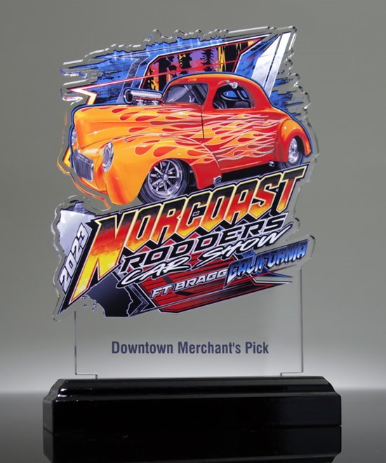 Car Show Custom Acrylic Trophy | Car Show Awards | Edco Awards