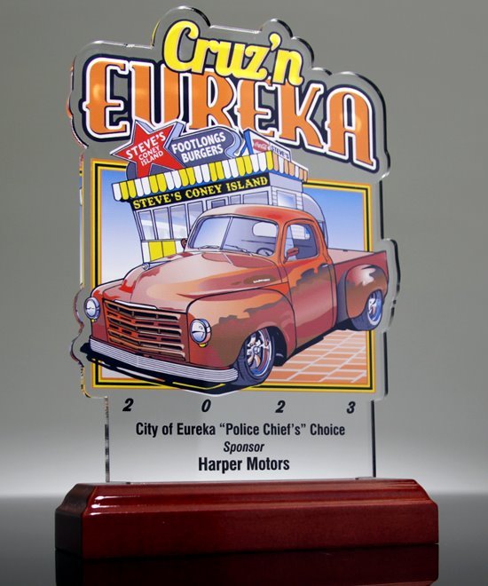 Custom Shaped Car Show Acrylic Award | Edco Awards
