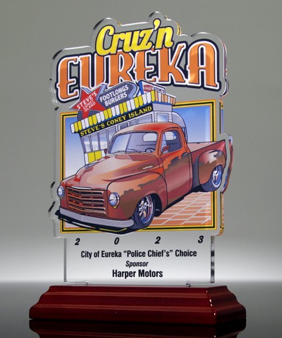 Custom Shaped Car Show Acrylic Award | Edco Awards