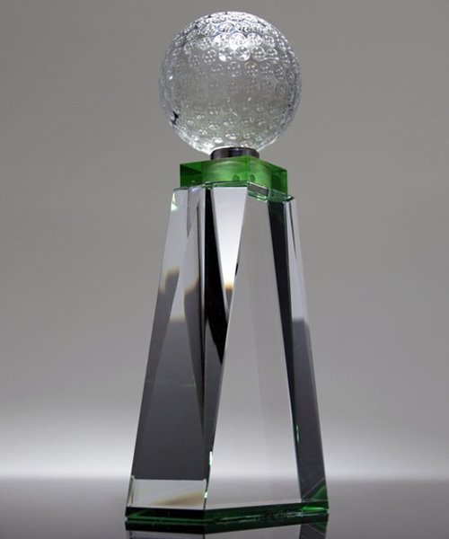 Golfing Excellence Crystal Trophy | Edco Awards