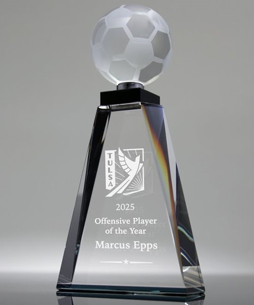 Apex Soccer Crystal Trophy | Edco Awards