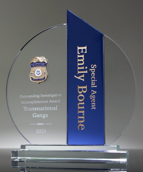 Law Enforcement Crystal Award | Edco Awards